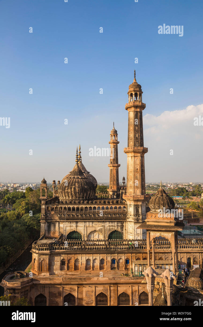 India, Uttar Pradesh, Lucknow, Asifi Mosque at Bara Imambara complex ...