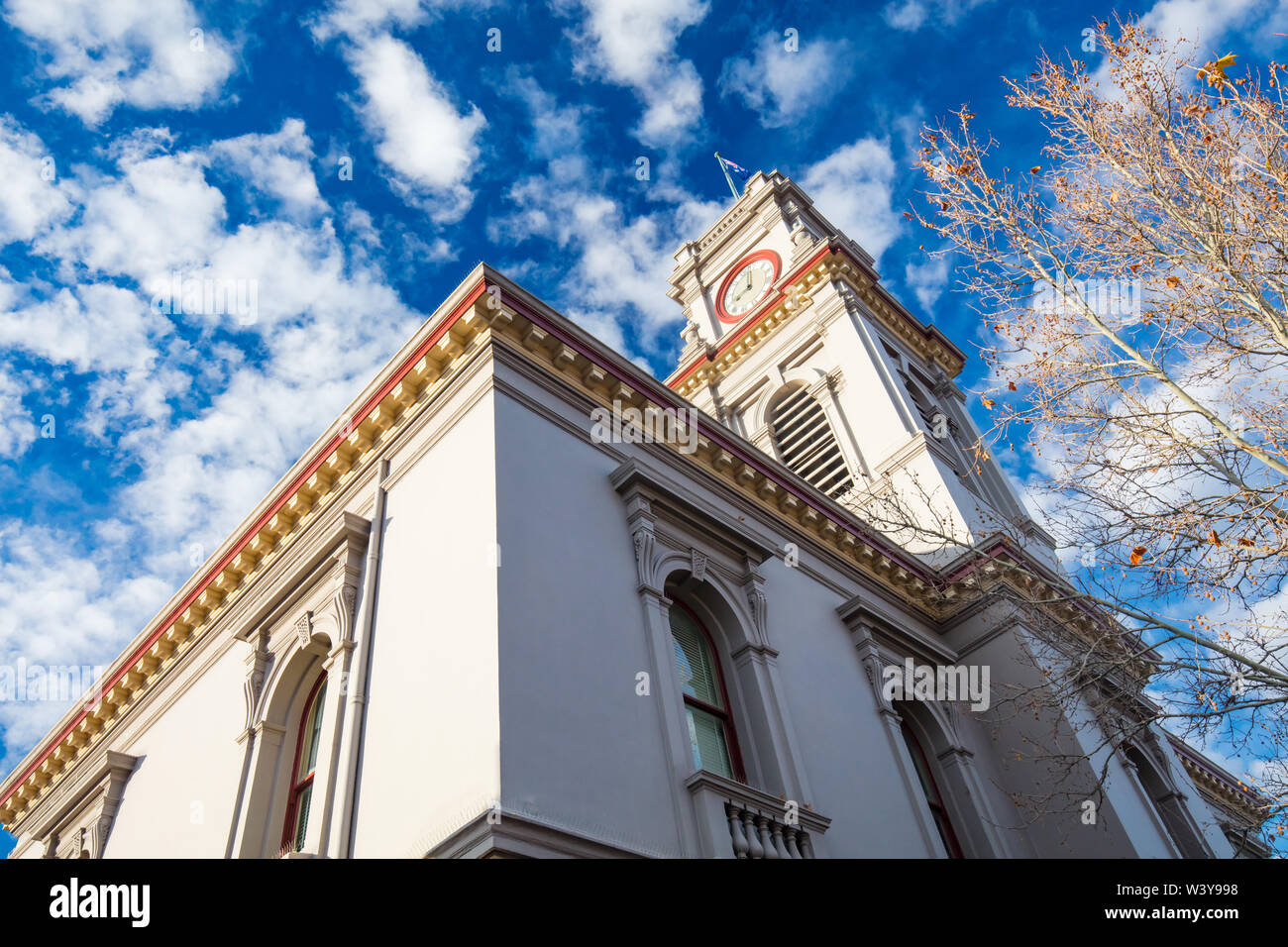 Street architecture castlemaine victoria australia hi-res stock ...