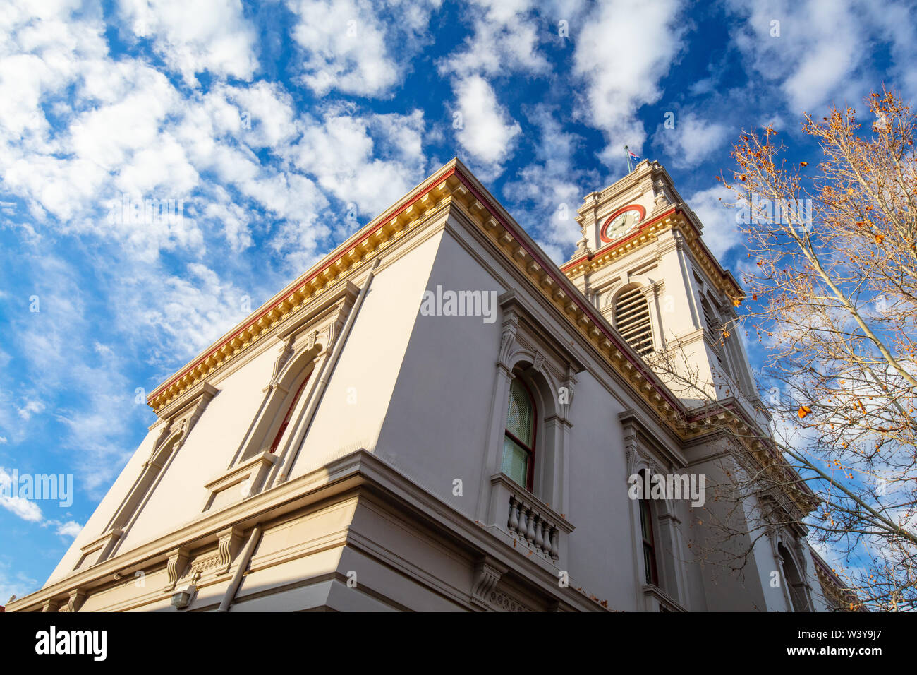 Street architecture castlemaine victoria australia hi-res stock ...
