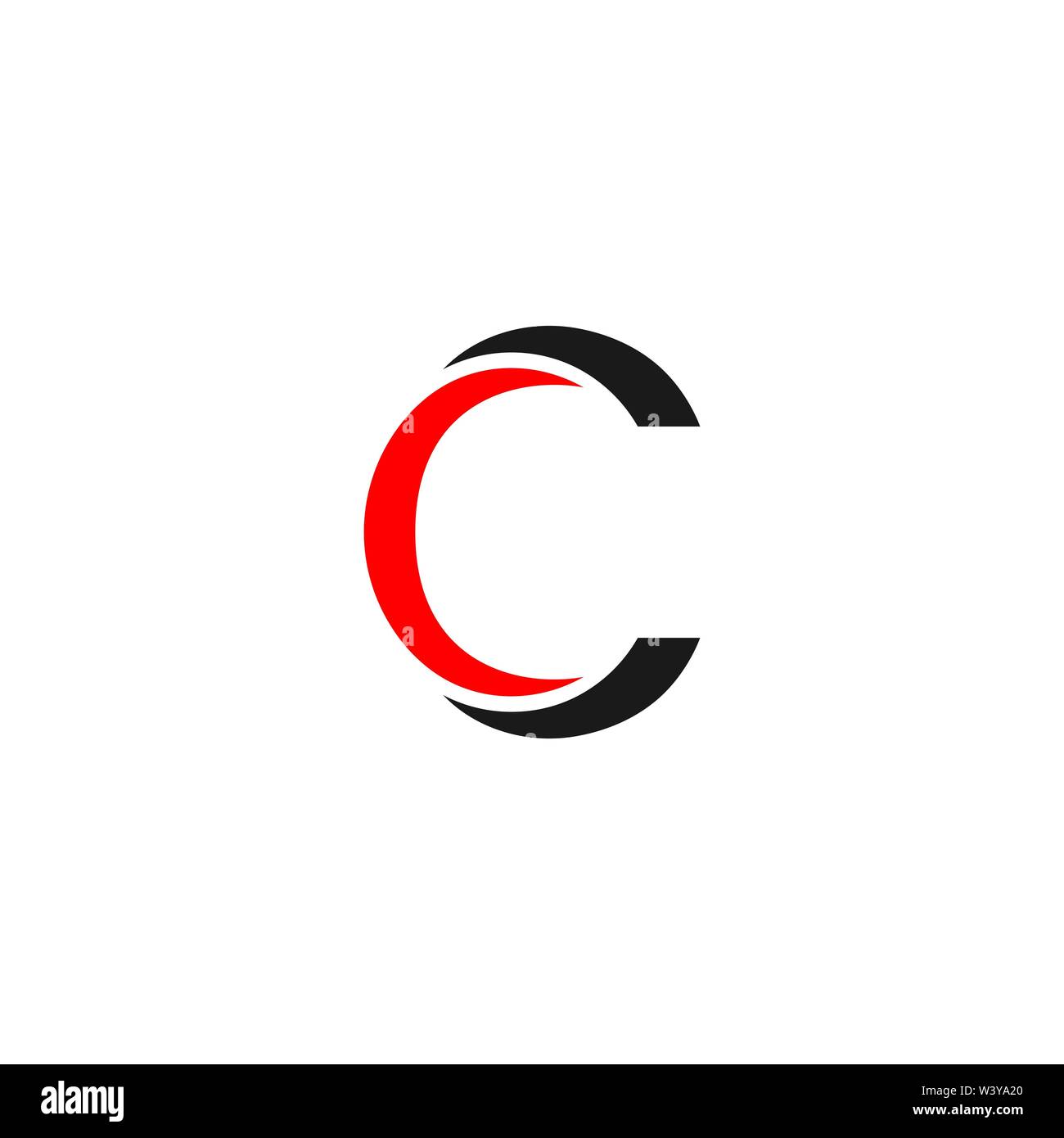 C Logo Template Design Vector Stock Vector Image & Art - Alamy