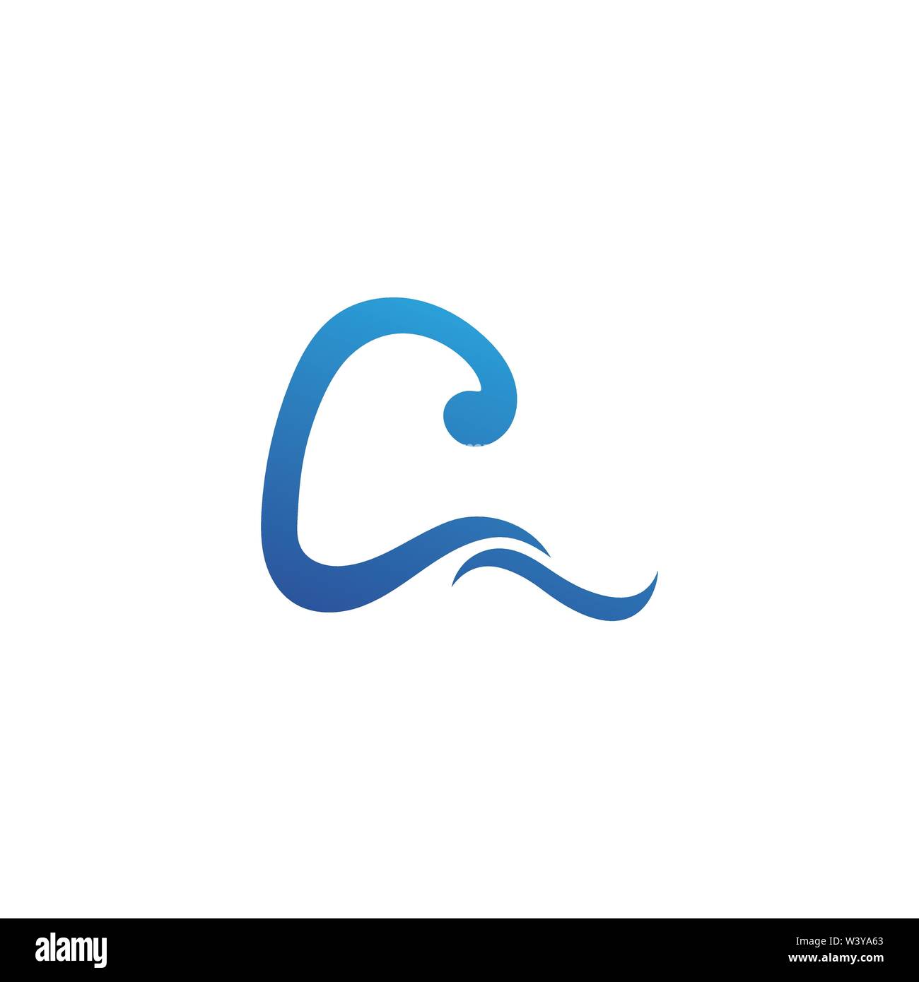 C Logo Template Design Vector Stock Vector Image & Art - Alamy