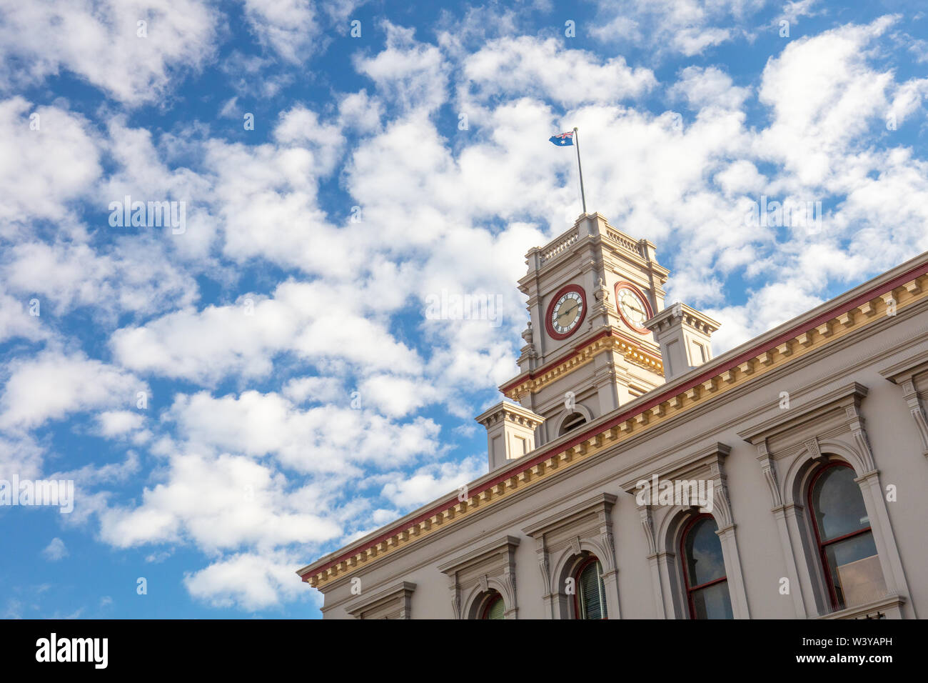 Street architecture castlemaine victoria australia hi-res stock ...