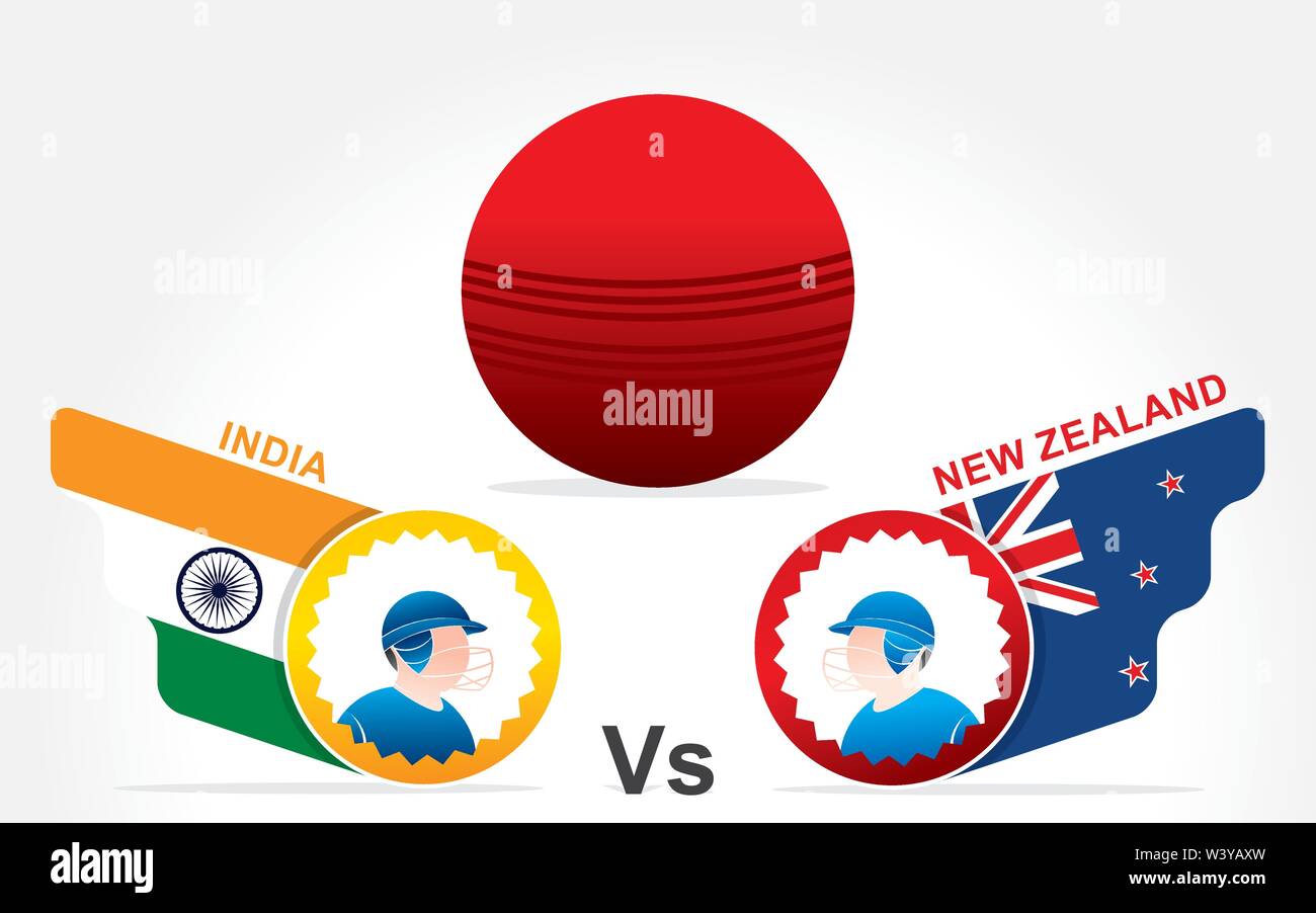 illustration of team playing cricket sports competition poster design ...