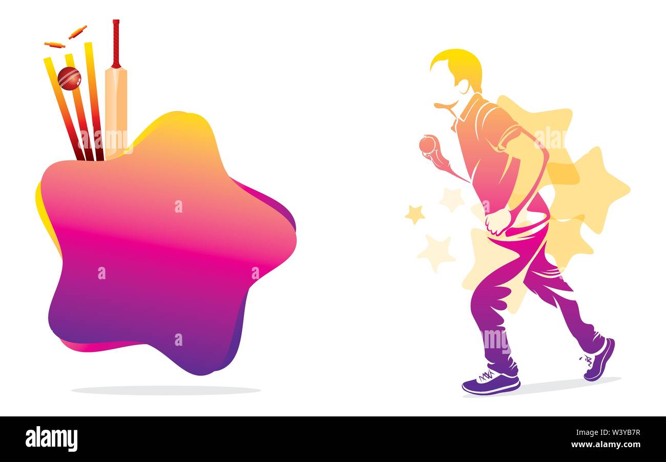 cricket player hitting big shot poster design, write your comment or ...