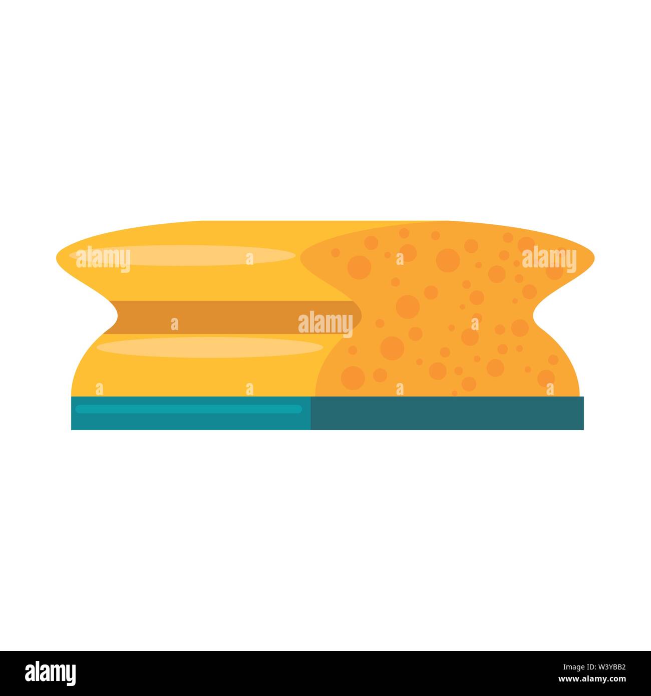 Cleaning sponge isolated product symbol Stock Vector Image & Art - Alamy