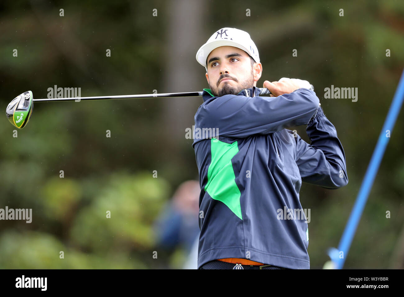 Mexico's Abraham Ancer tees off the 5th during day one of The Open ...