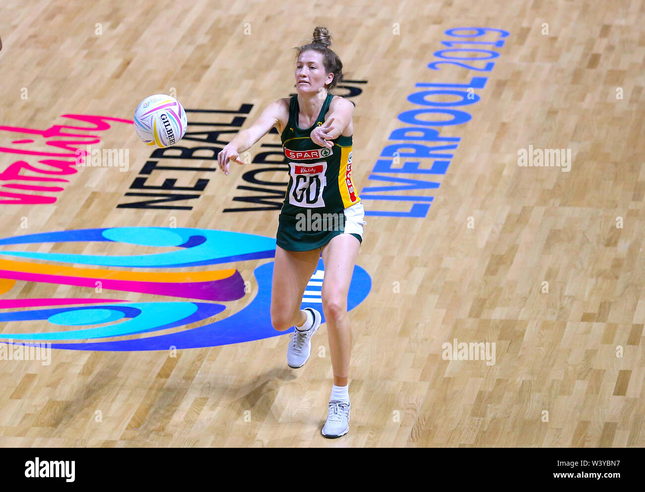 South Africas Karla Pretorius during the Netball World Cup match at the ...