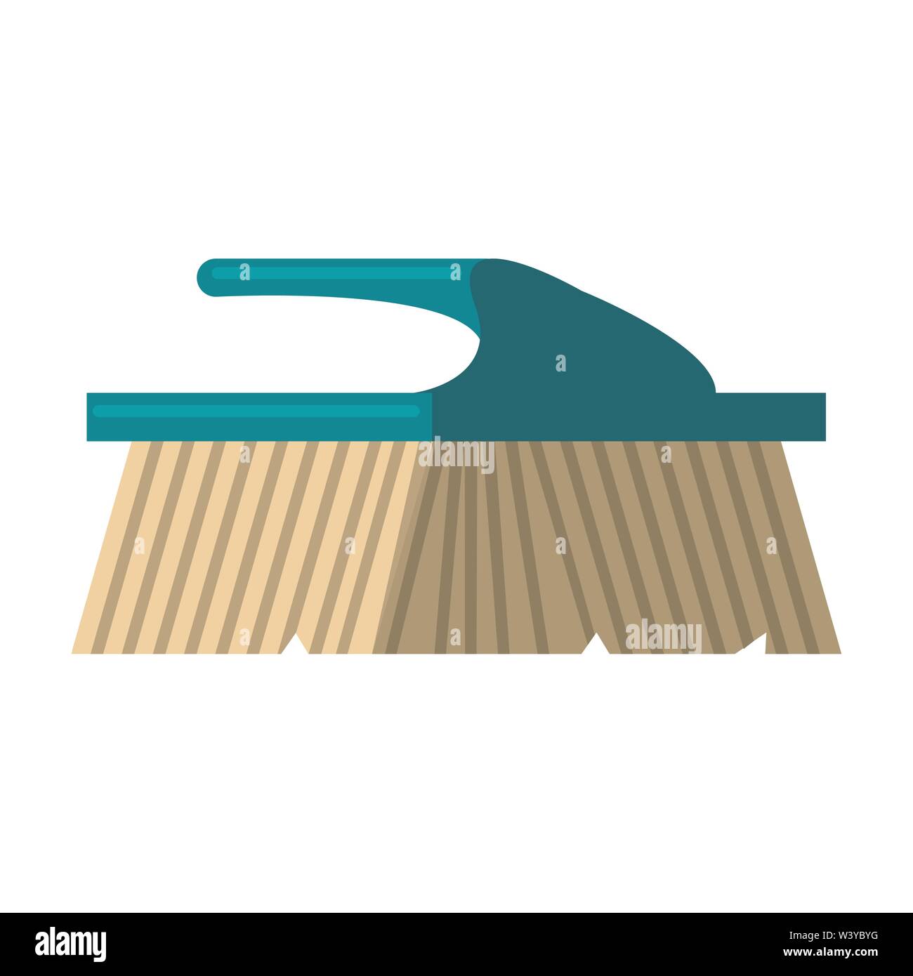 Cleaning brush for floor isolated symbol Stock Vector Image & Art - Alamy