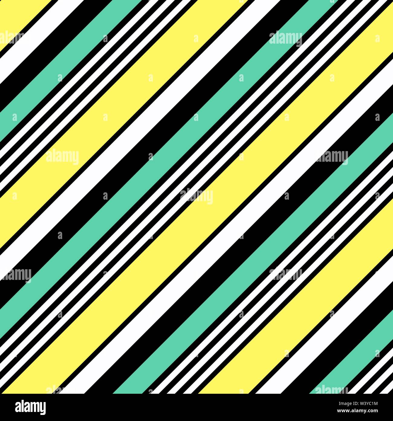Diagonal stripes pattern, geometric simple background. Yellow, green ...