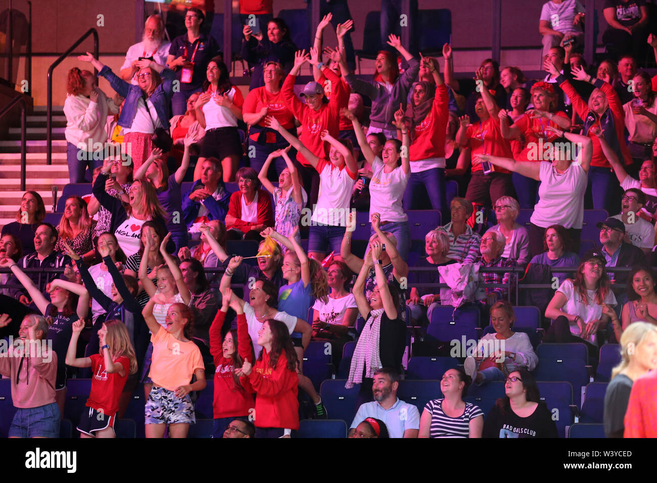 Netball world cup crowd hi-res stock photography and images - Alamy