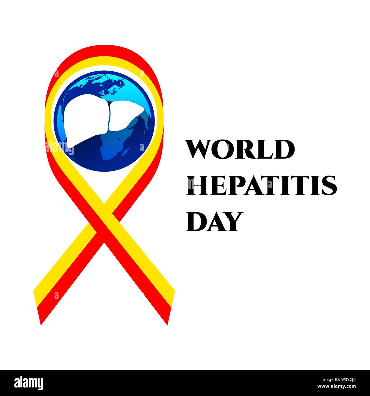 World Hepatitis Day awareness poster design, vector illustration Stock ...