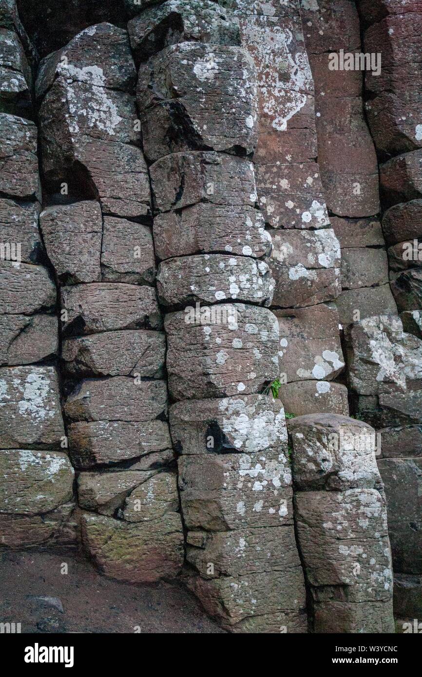 Basalt rock columns at the Giant's Causeway Stock Photo - Alamy