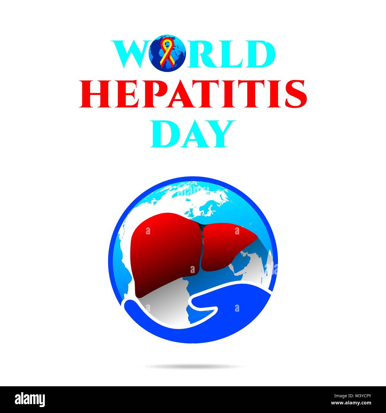 World Hepatitis Day awareness poster design, vector illustration Stock ...