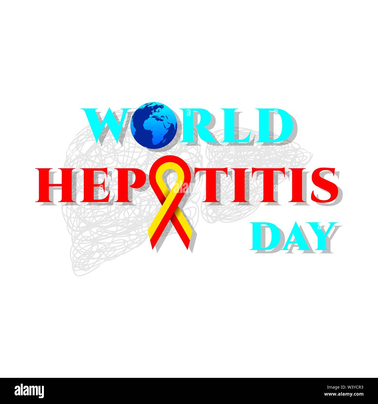 World Hepatitis Day awareness poster design, vector illustration Stock ...