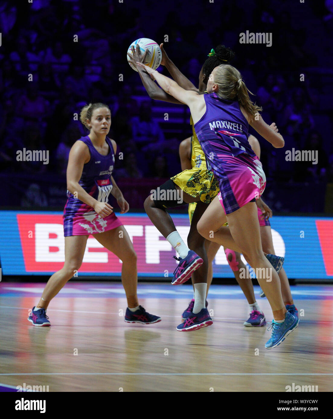 Claire Maxwell (Scotland) in action at the M&S Bank Arena during a ...