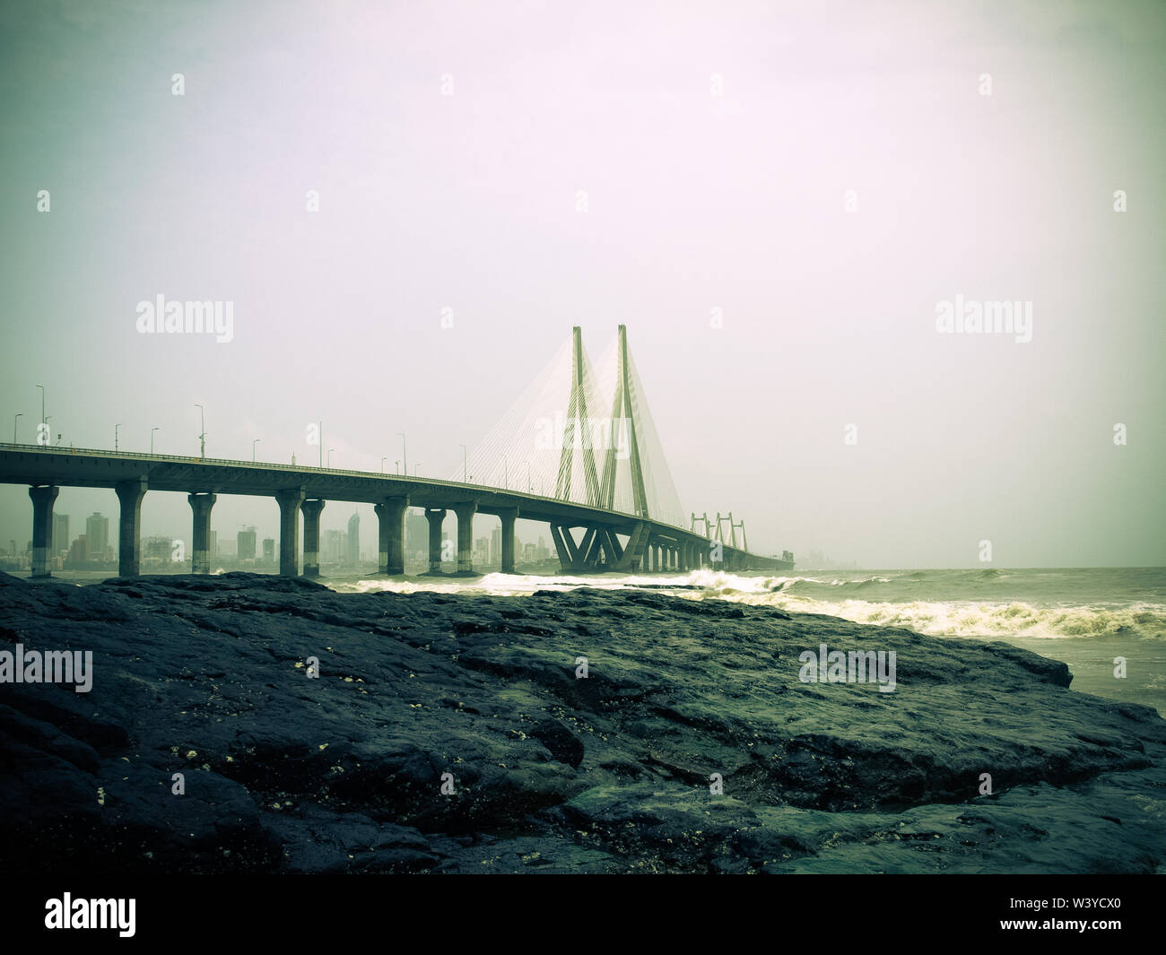 The Bandra-Worli Sea Link, officially called Rajiv Gandhi Sea Link, is ...