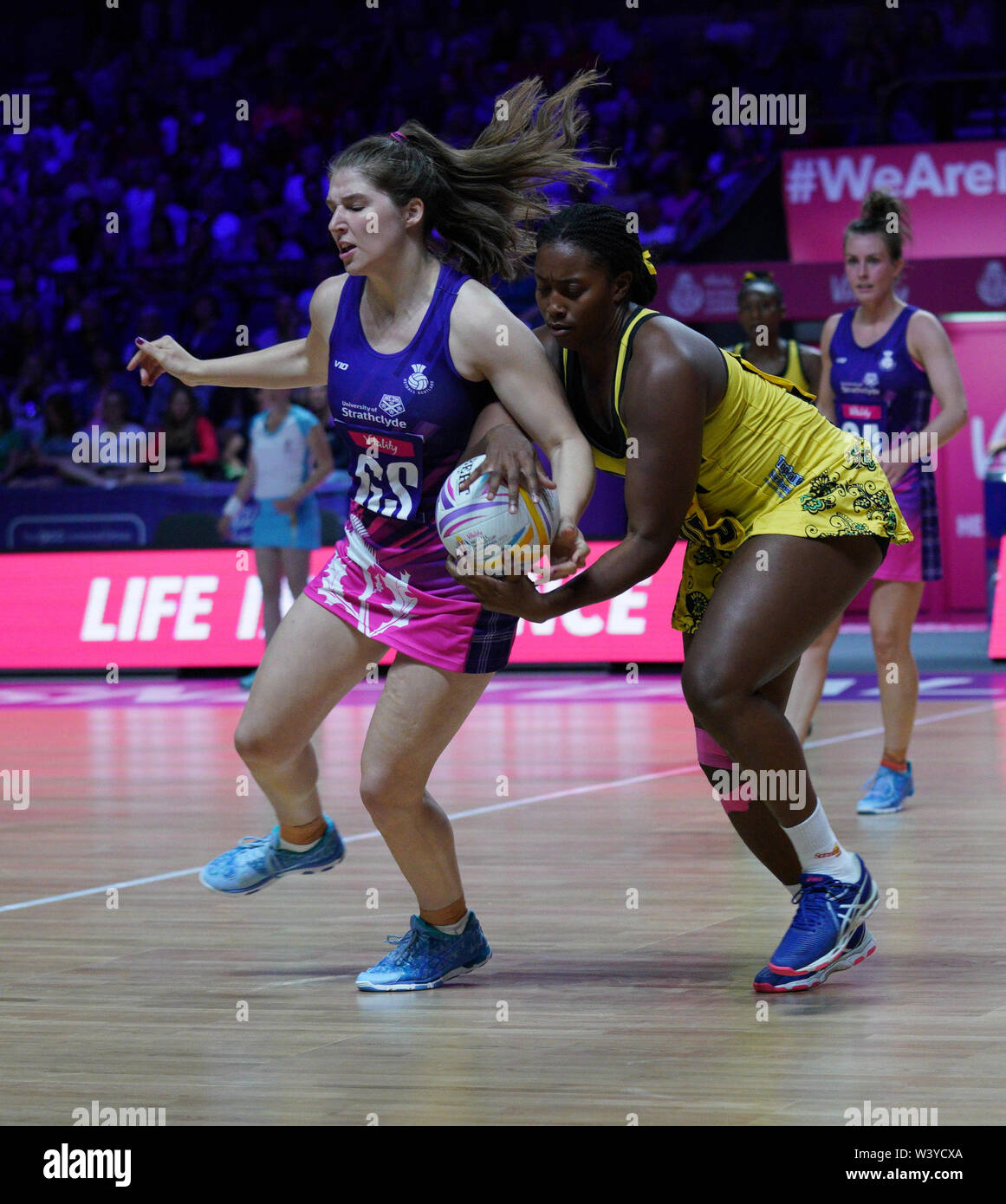 Emma Barrie (Scotland) in action at the M&S Bank Arena during a ...