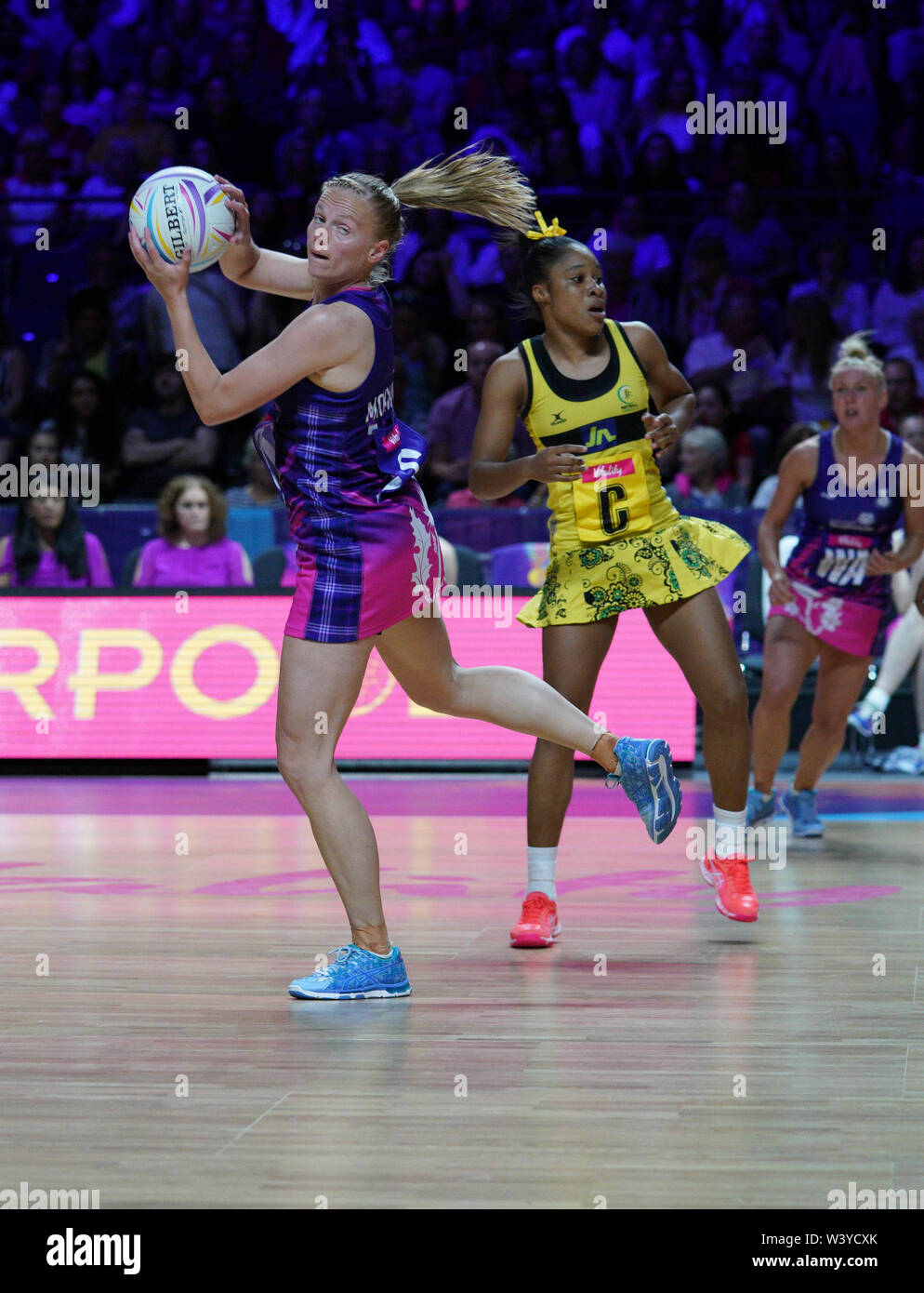 Claire Maxwell (Scotland) in action at the M&S Bank Arena during a ...