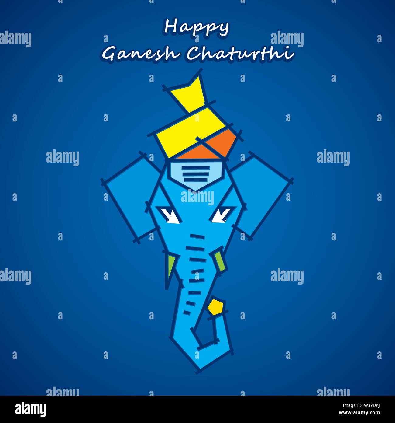 creative ganesha chaturthi or idol ganesha poster design Stock Vector ...