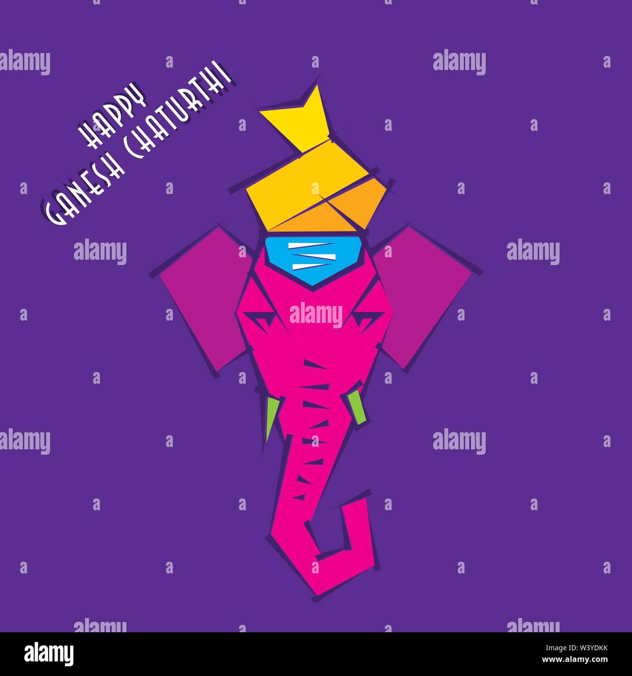 creative ganesha chaturthi or idol ganesha poster design Stock Vector ...
