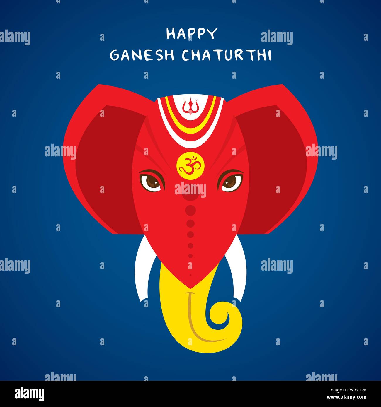 creative ganesha chaturthi or idol ganesha design Stock Vector Image ...