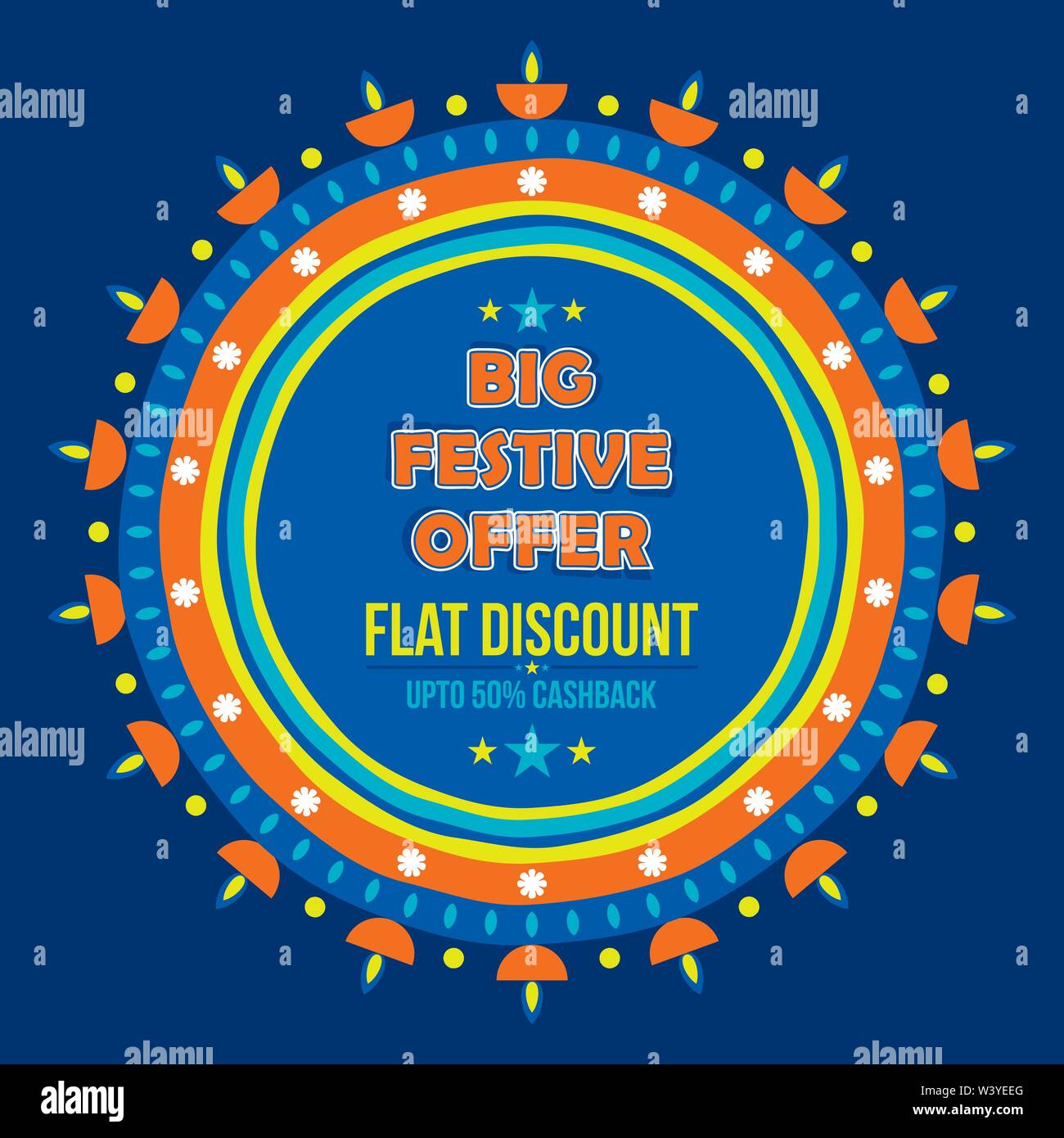 creative big festive banner design ,diwali festival offer Stock Vector ...