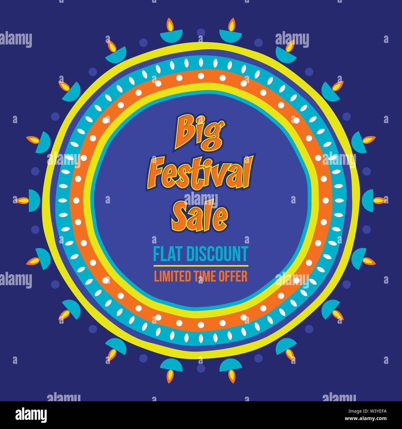 creative big festive banner design ,diwali festival offer Stock Vector ...