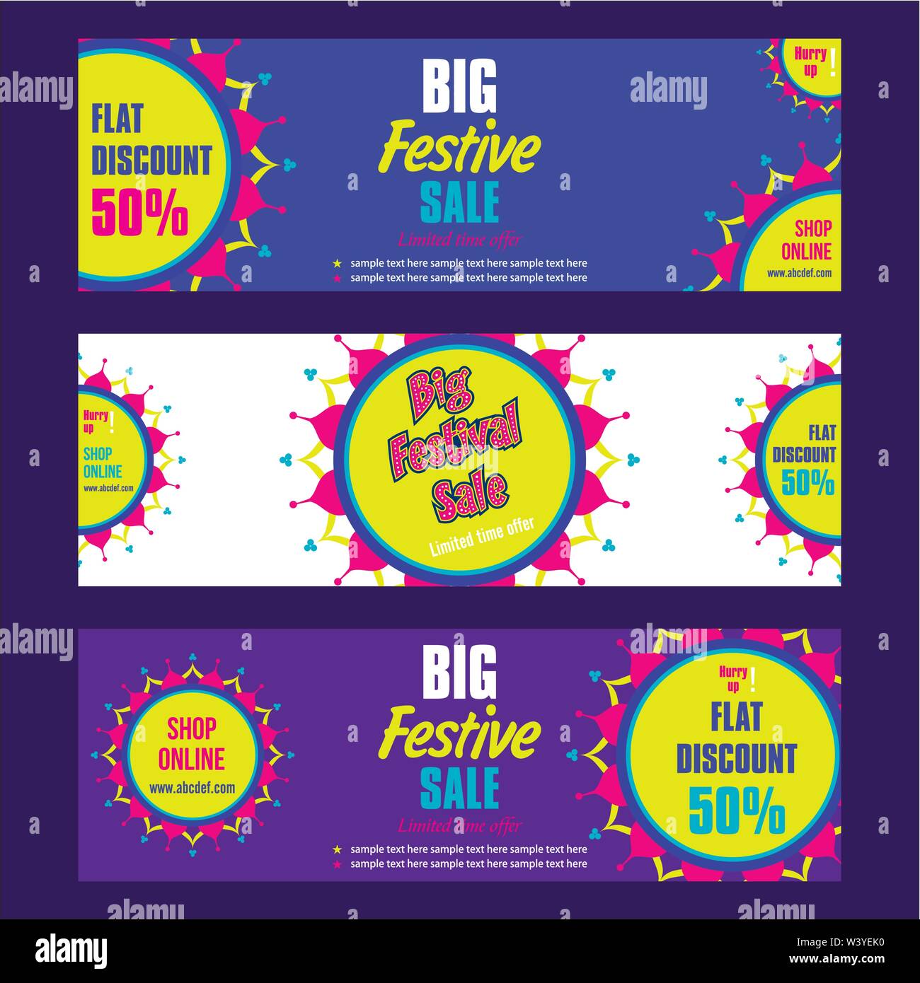 creative big festive banner design ,diwali festival offer Stock Vector ...