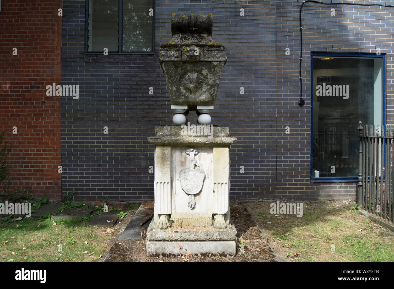 the marble sarcophagus of 18th century historian and explorer robert ...