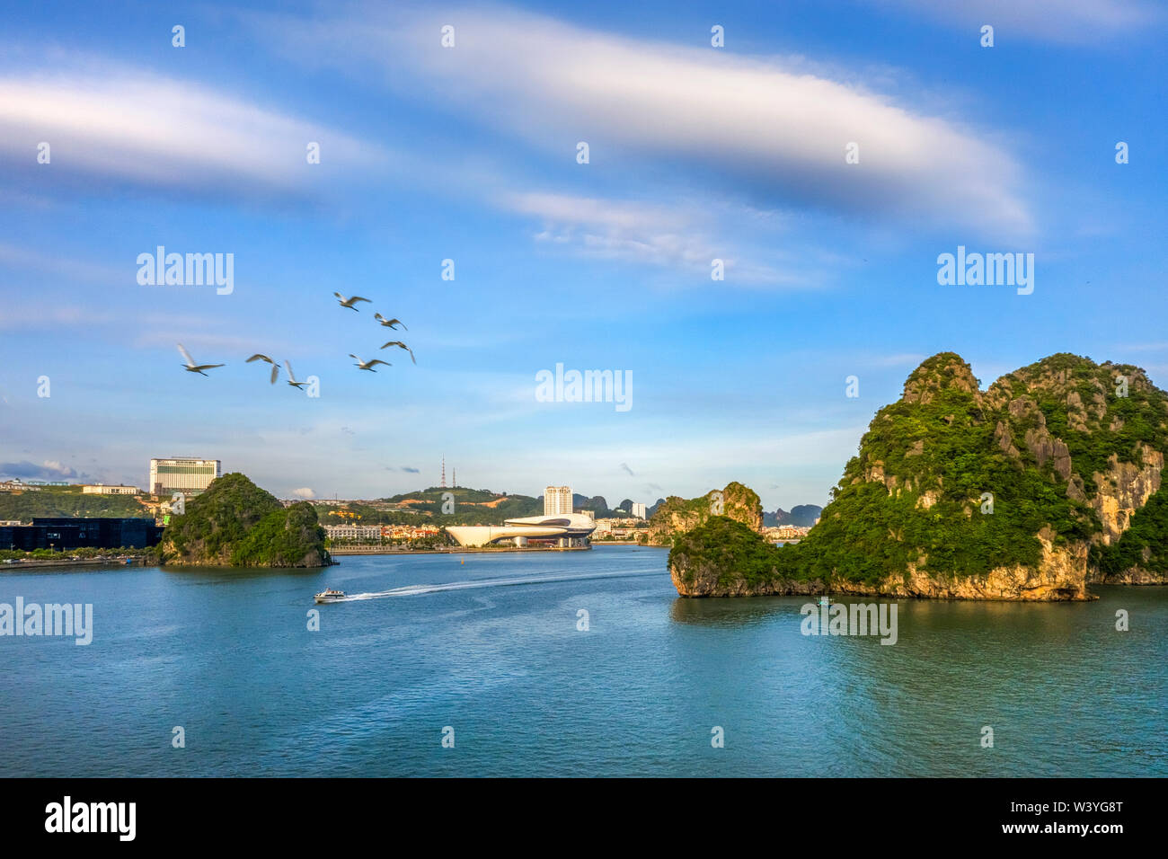 Halong Bay, UNESCO World Heritage Site. Popular landmark, famous ...