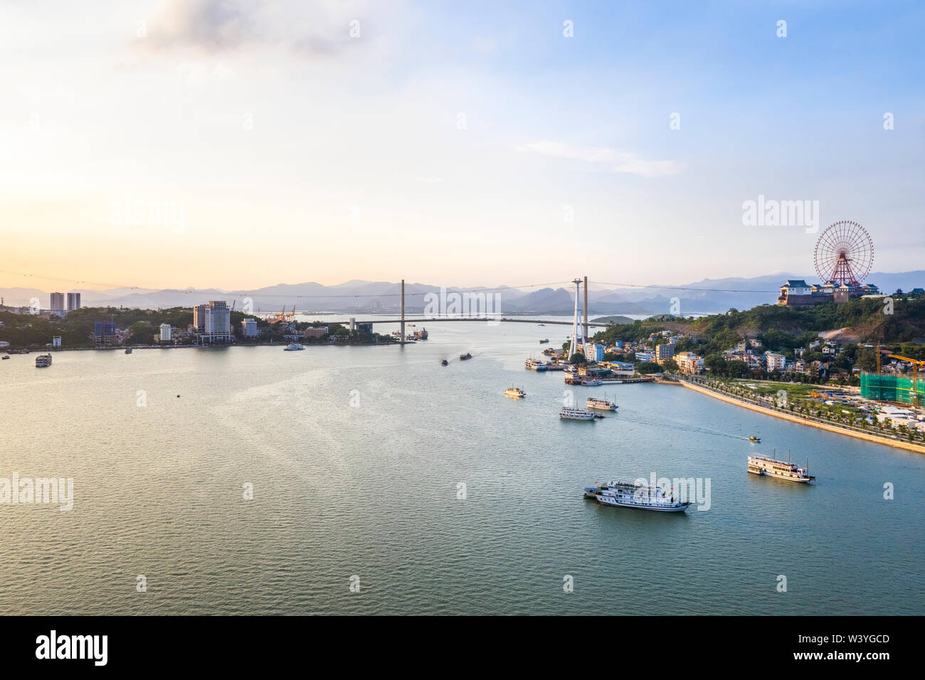 Halong Bay, UNESCO World Heritage Site. Popular landmark, famous ...