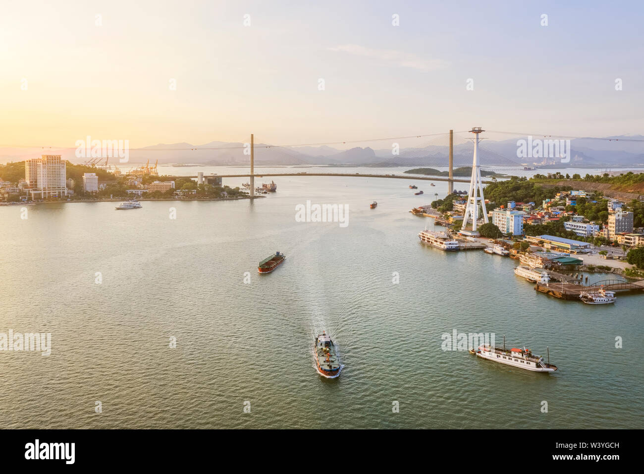 Halong Bay, UNESCO World Heritage Site. Popular landmark, famous ...