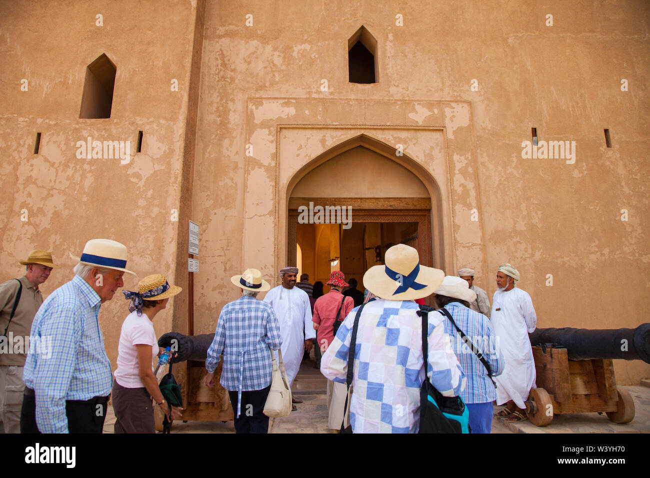 Fuerte de Jabreen, Oman, Golfo Pérsico Stock Photo - Alamy