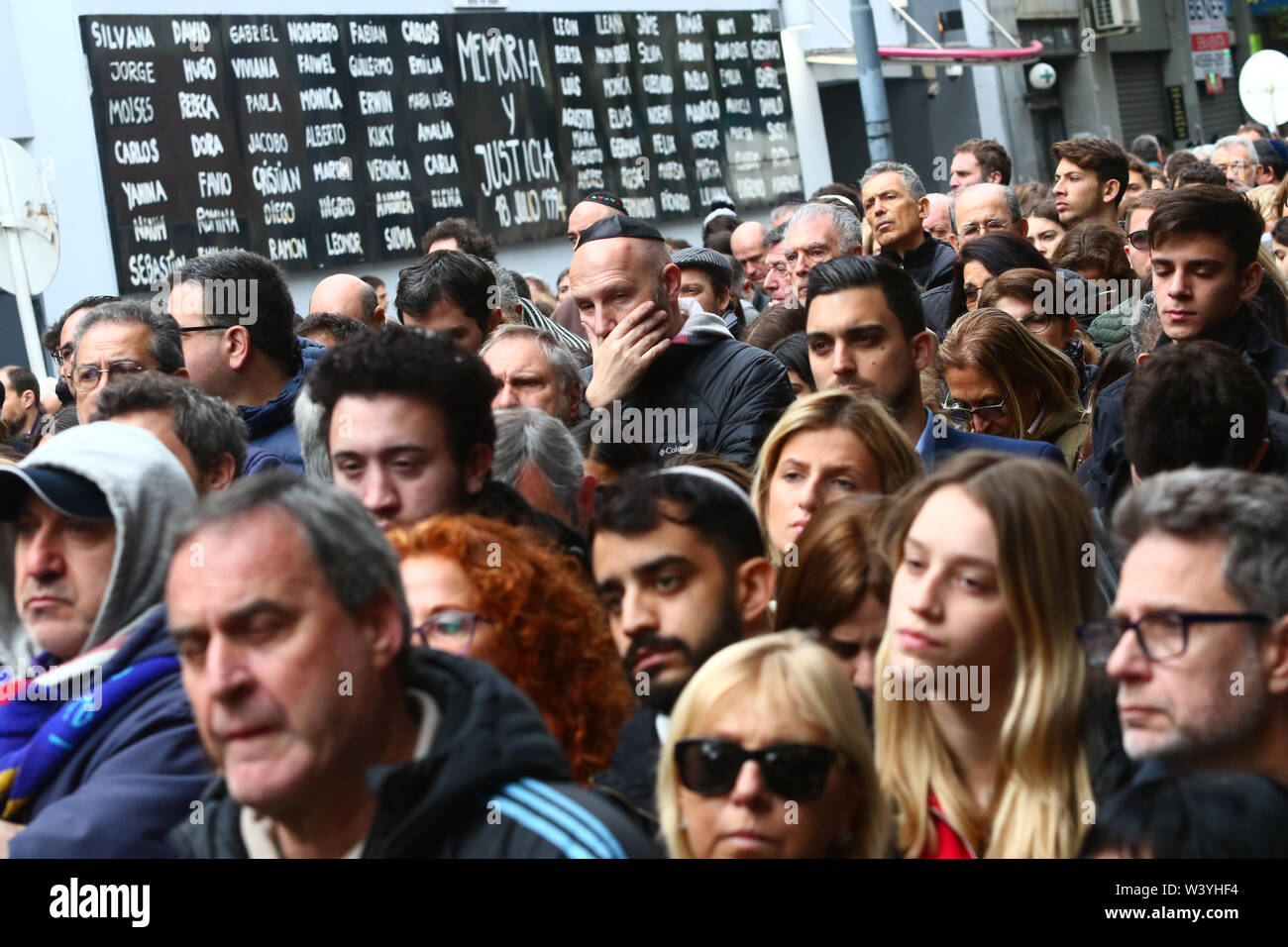 BUENOS AIRES, 18.07.2019: Thousand of people meet to central activity ...