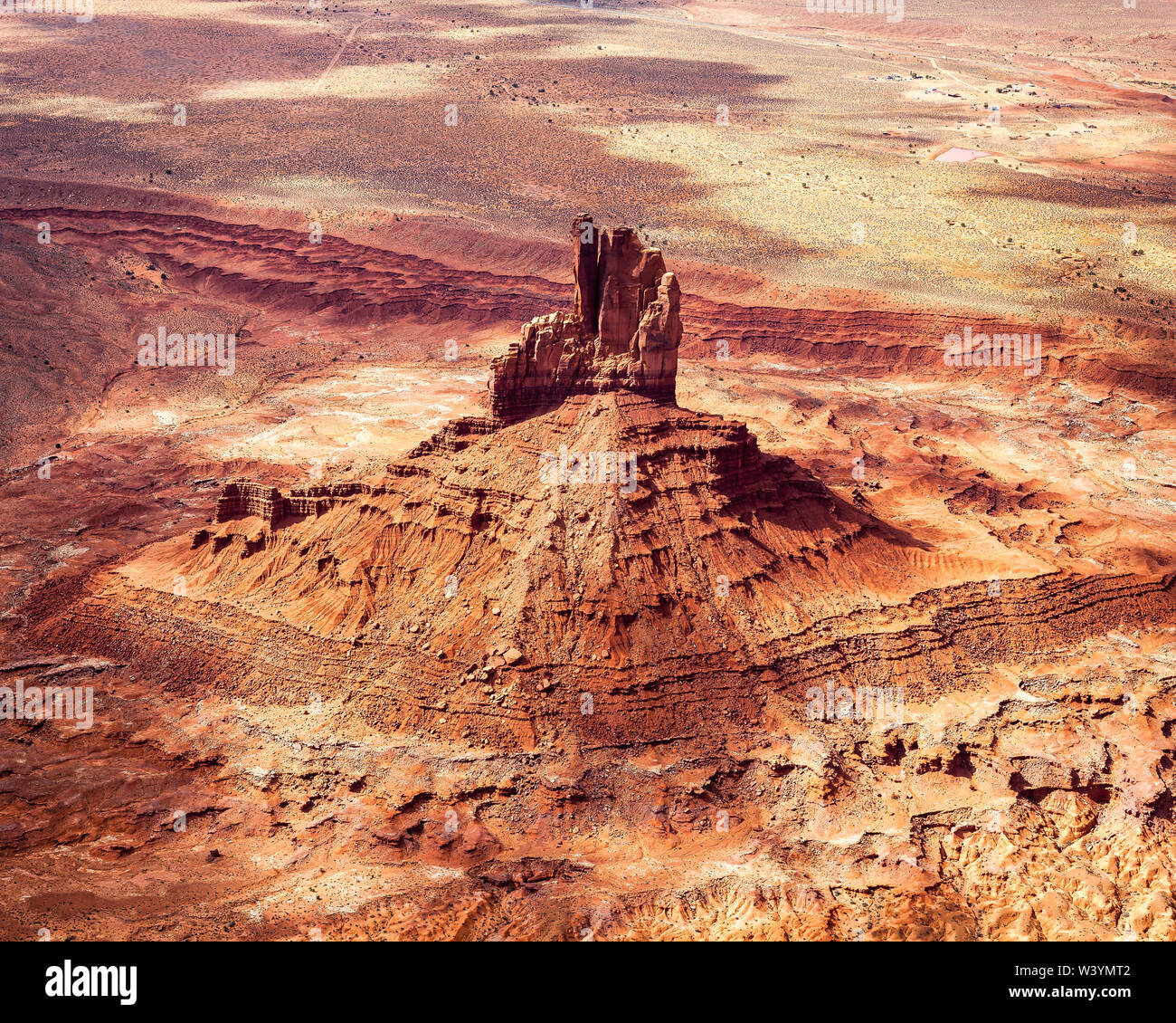 Big Indian (Big Chief) Butte in Monument Valley, USA Stock Photo - Alamy