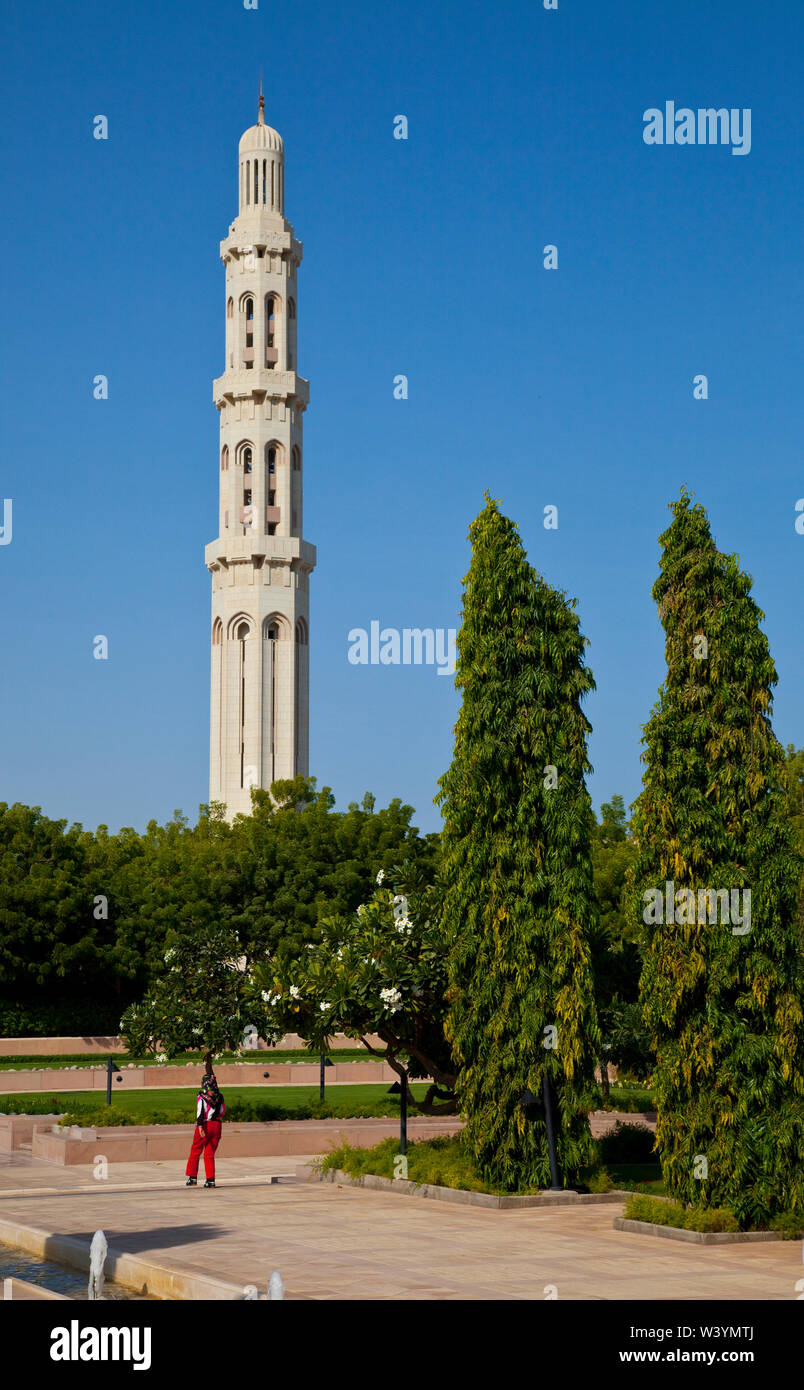 Gran Mezquita del Sultán Qaboos, Muscat, Oman Stock Photo - Alamy