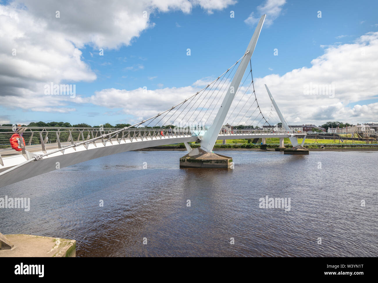 Peace Bridge, Londonderry, Derry, Northern Ireland Stock Photo - Alamy