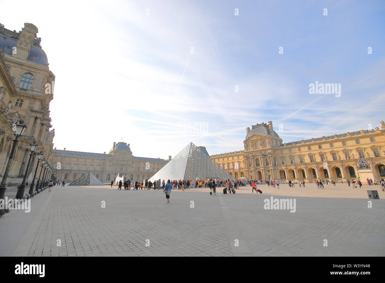 People visit Louvre museum Paris France Stock Photo - Alamy
