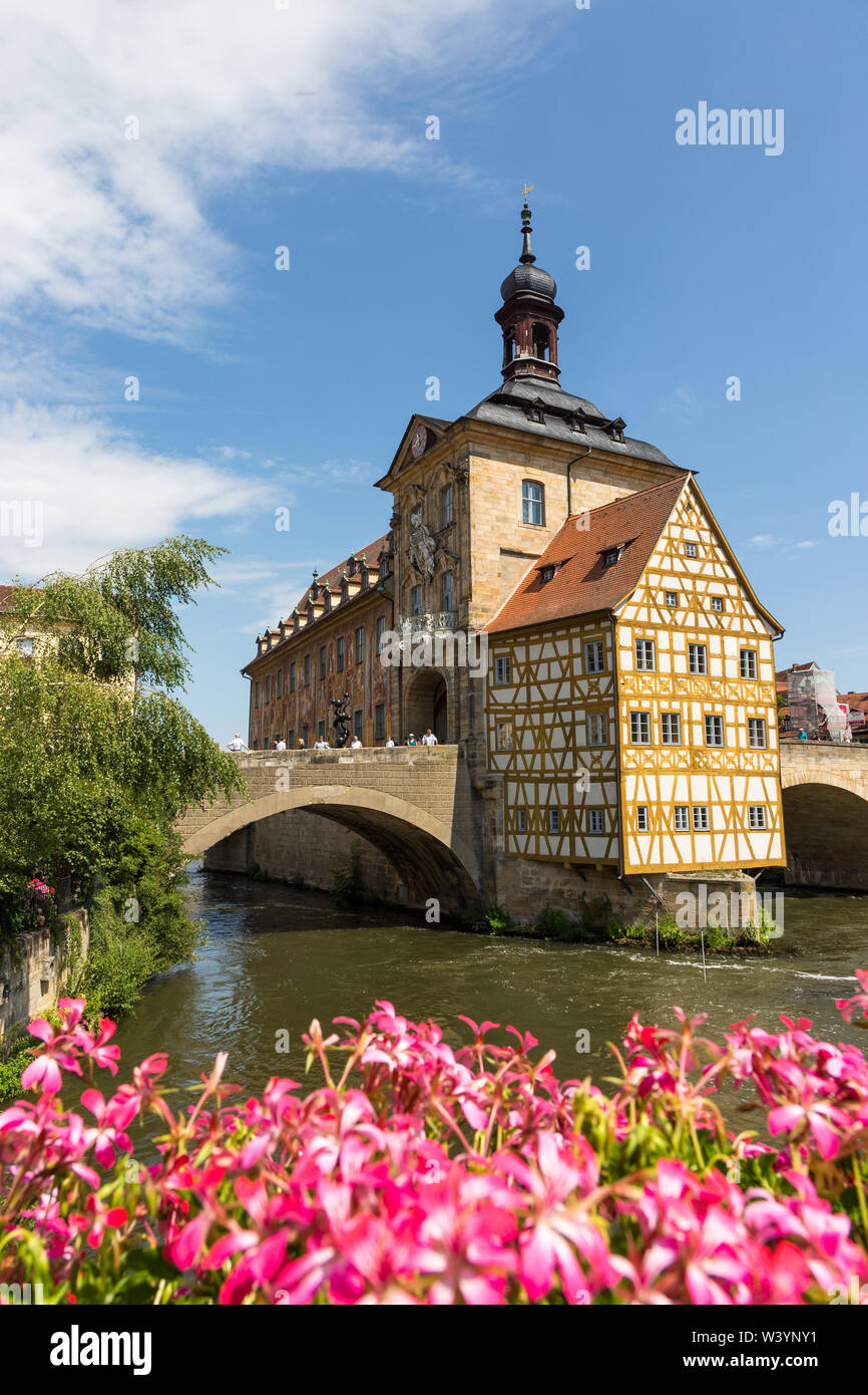 The beautiful City of Bamberg in Summer, Germany Stock Photo - Alamy