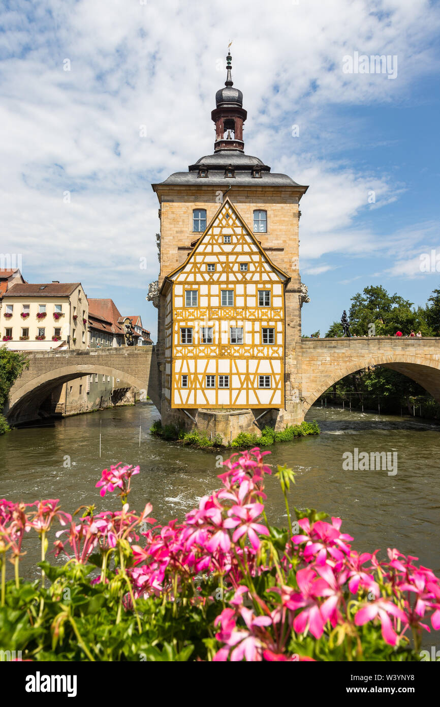 The beautiful City of Bamberg in Summer, Germany Stock Photo - Alamy