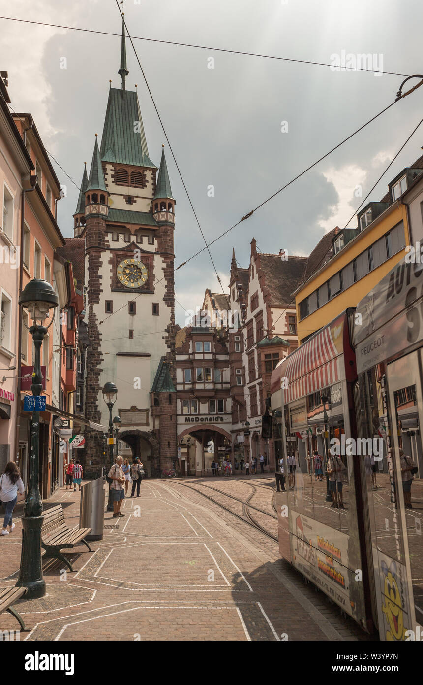 The streets of Freiburg im Breisgau, Germany Stock Photo - Alamy