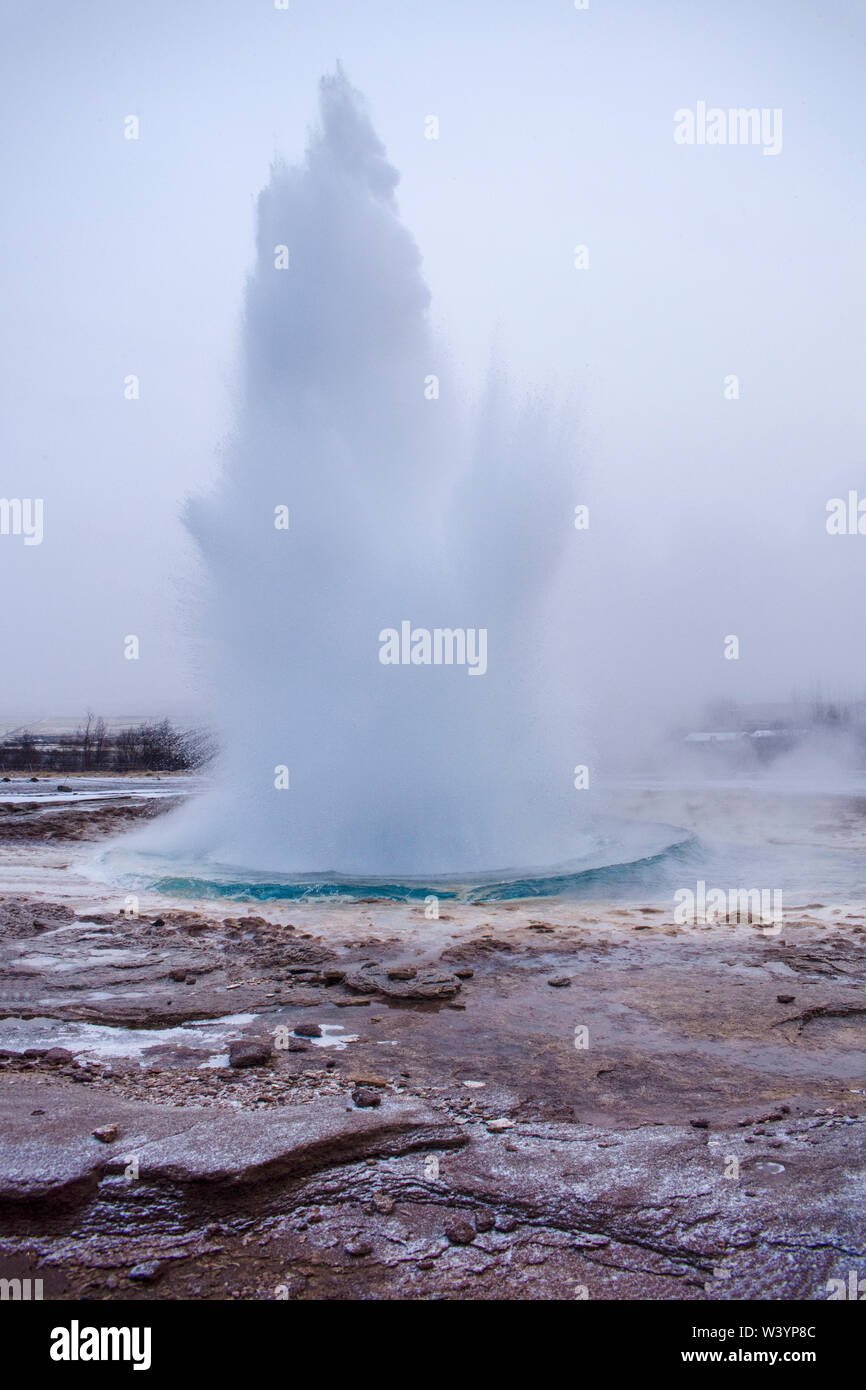 Stokkur geysir eruption hi-res stock photography and images - Alamy