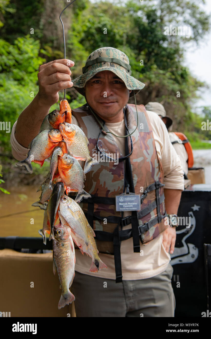 Fishing in the amazon basin hi-res stock photography and images - Alamy