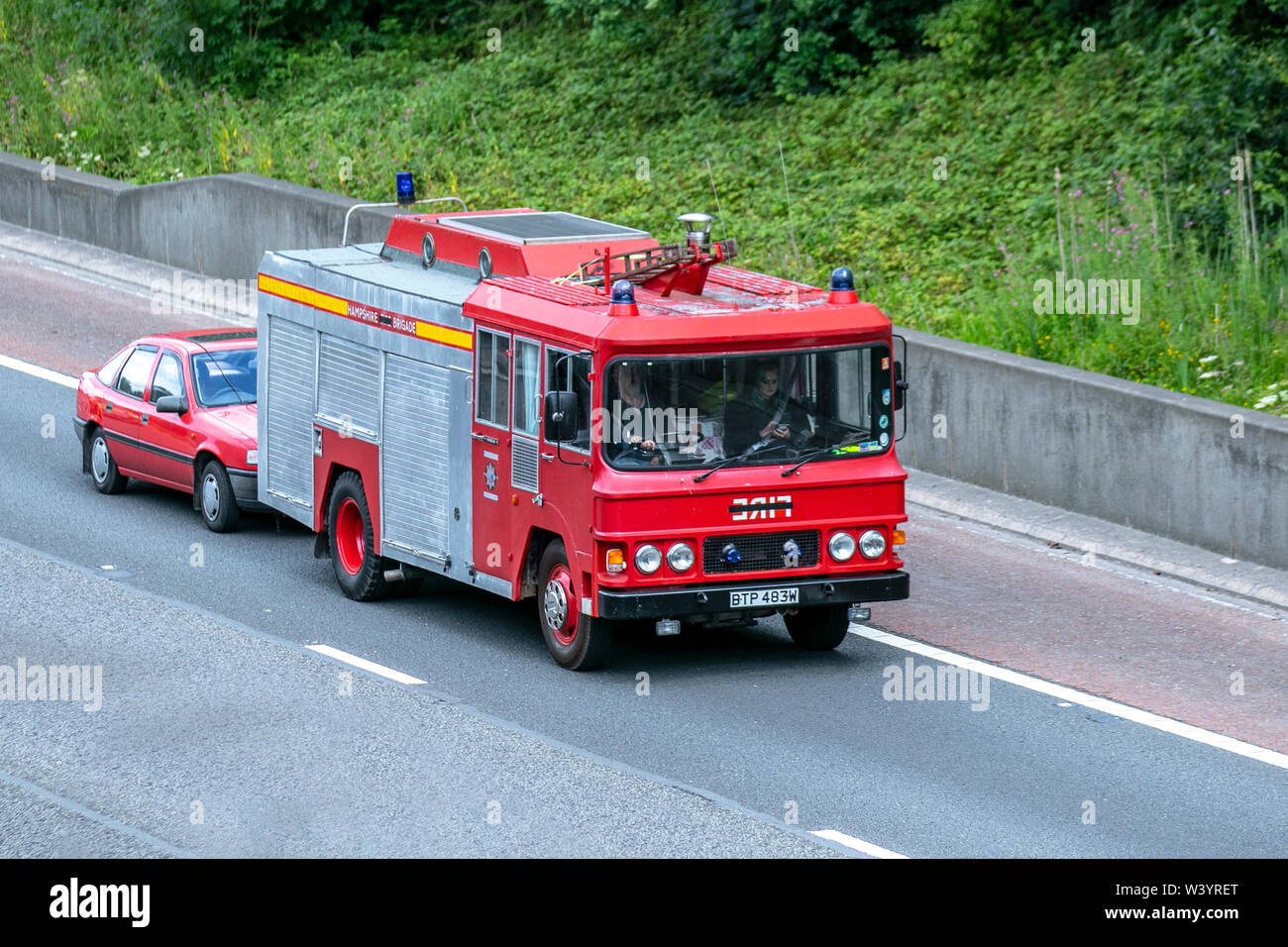 1981 Bedford Fire Engine; UK Vehicular traffic, transport, modern ...