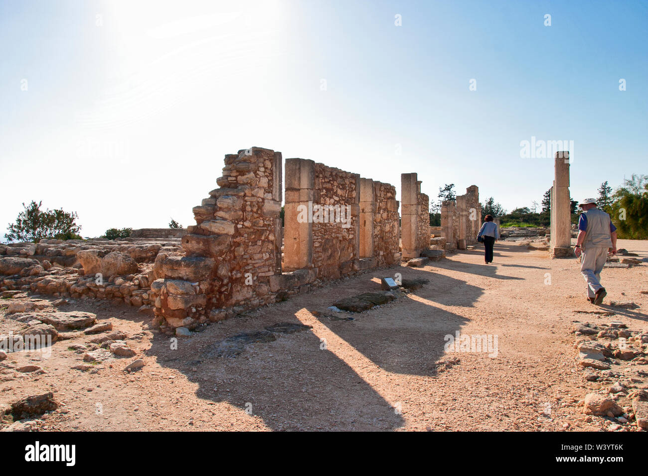 Cyprus, Polis, ruins of the Temple of Appolo Hylates Stock Photo - Alamy