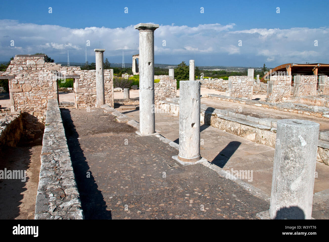 Cyprus, Polis, ruins of the Temple of Appolo Hylates Stock Photo - Alamy