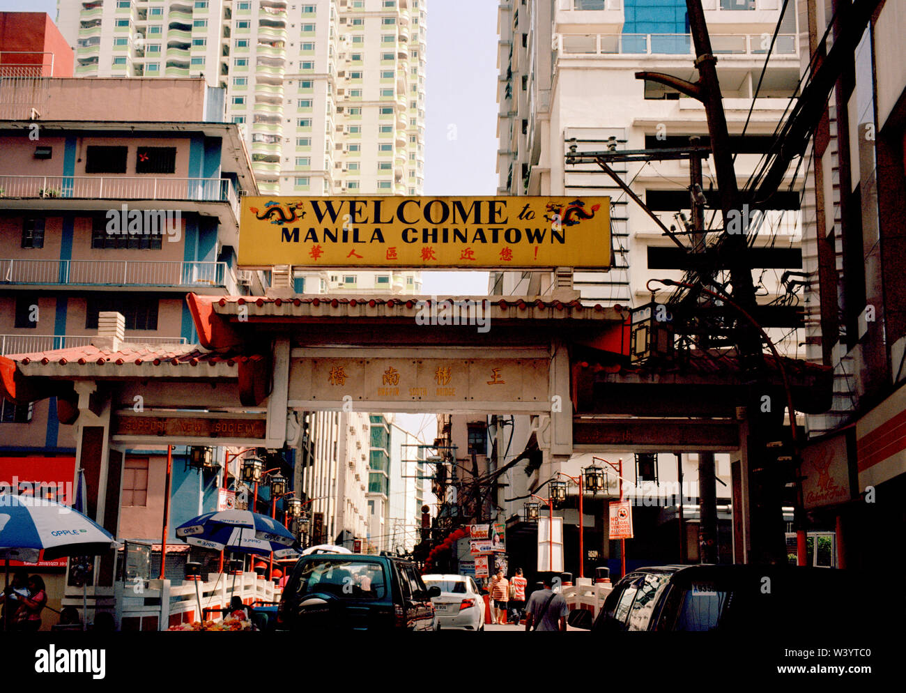 Chinatown in Manila in Luzon Metro Manila in the Philippines in ...