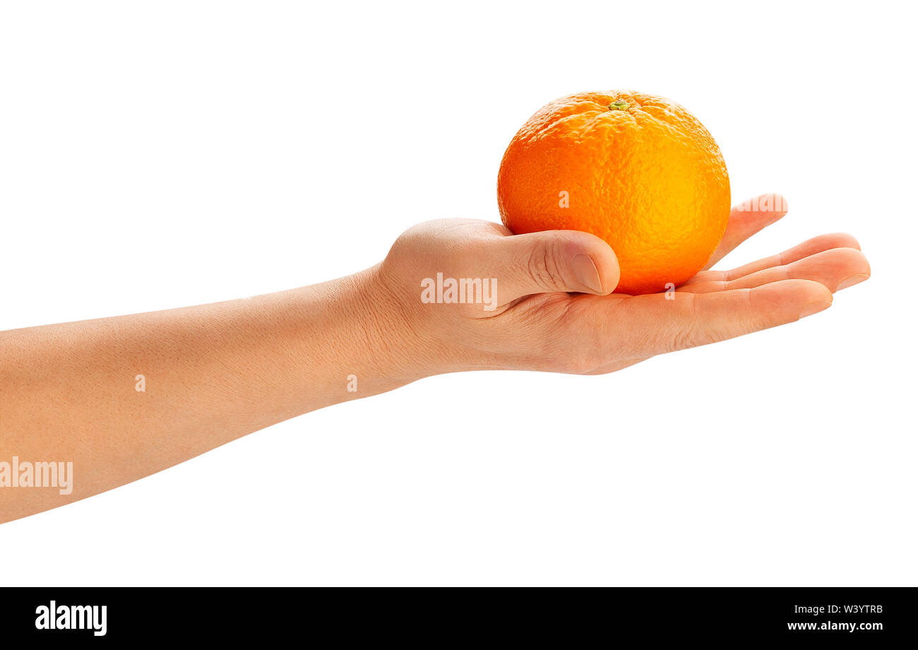 Orange finger Cut Out Stock Images & Pictures - Alamy