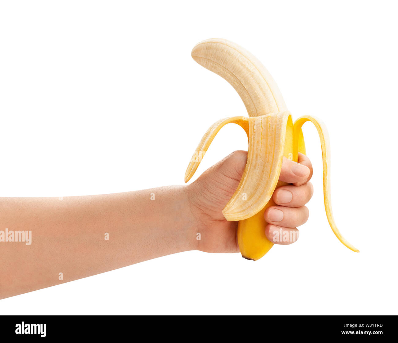 Man in open white Cut Out Stock Images & Pictures - Alamy