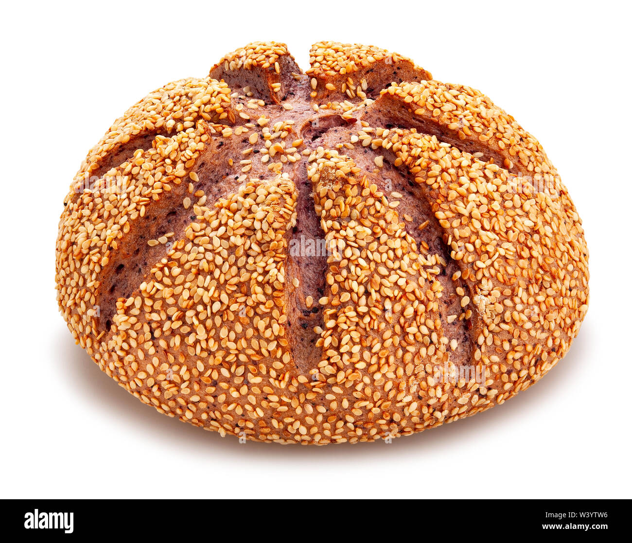 purple bread path isolated on white Stock Photo - Alamy